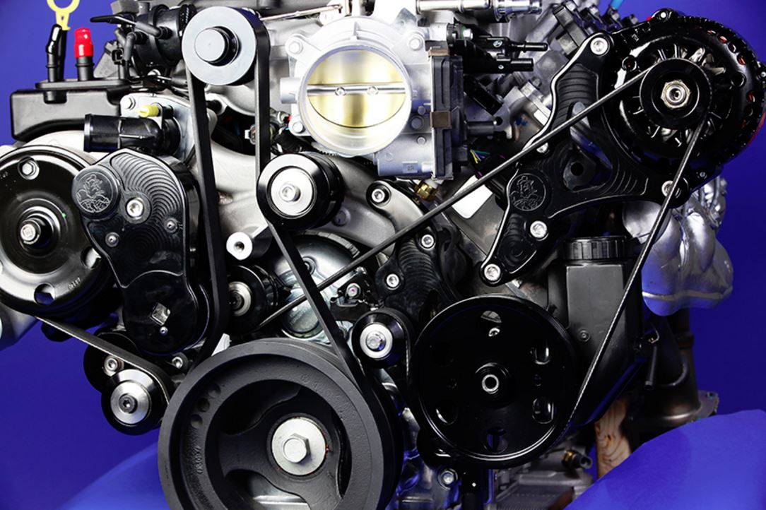New Serpentine drive system for Gen V LT4 with power steering